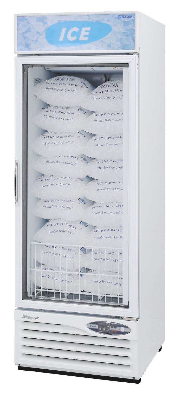 Turbo Air TGIM-23W-N 27" Indoor Ice Merchandiser w/ Bottom Mount ...