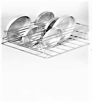 Stainless Steel Cake Pan Rack for LVO Panwasher | Bakery Wholesalers